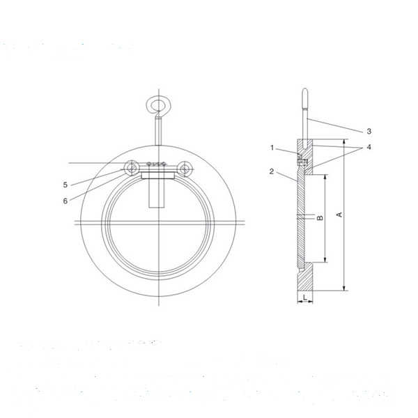 Spring Type Wafer Single-disc Swing Check Valve - Jagon Valve